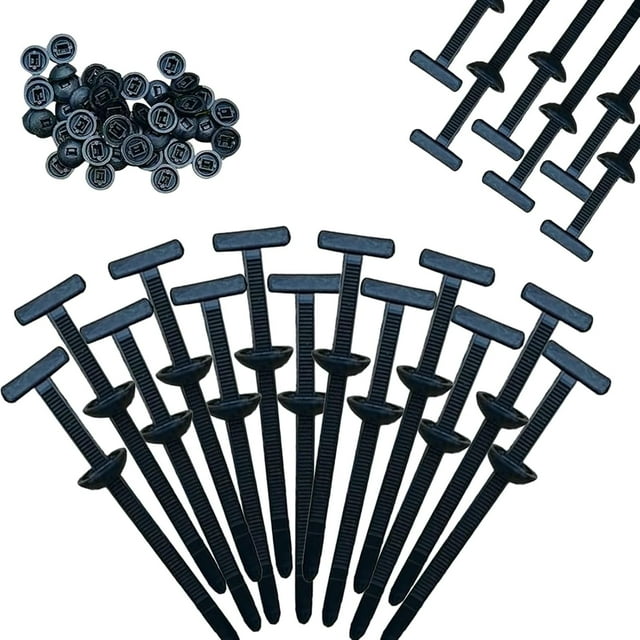 Nylon Universal Cable Tie Buckle, 2025 New Heavy Duty Self-Locking Nylon Zip Ties Holder, Car ...