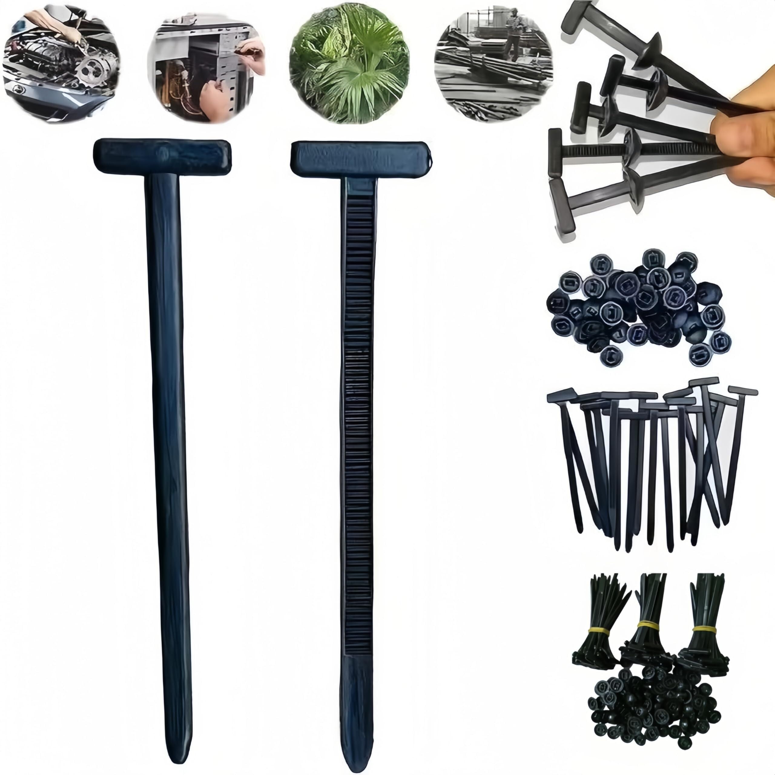 Nylon Universal Cable Tie Buckle, 2025New Multipurpose Plastic Cable ...