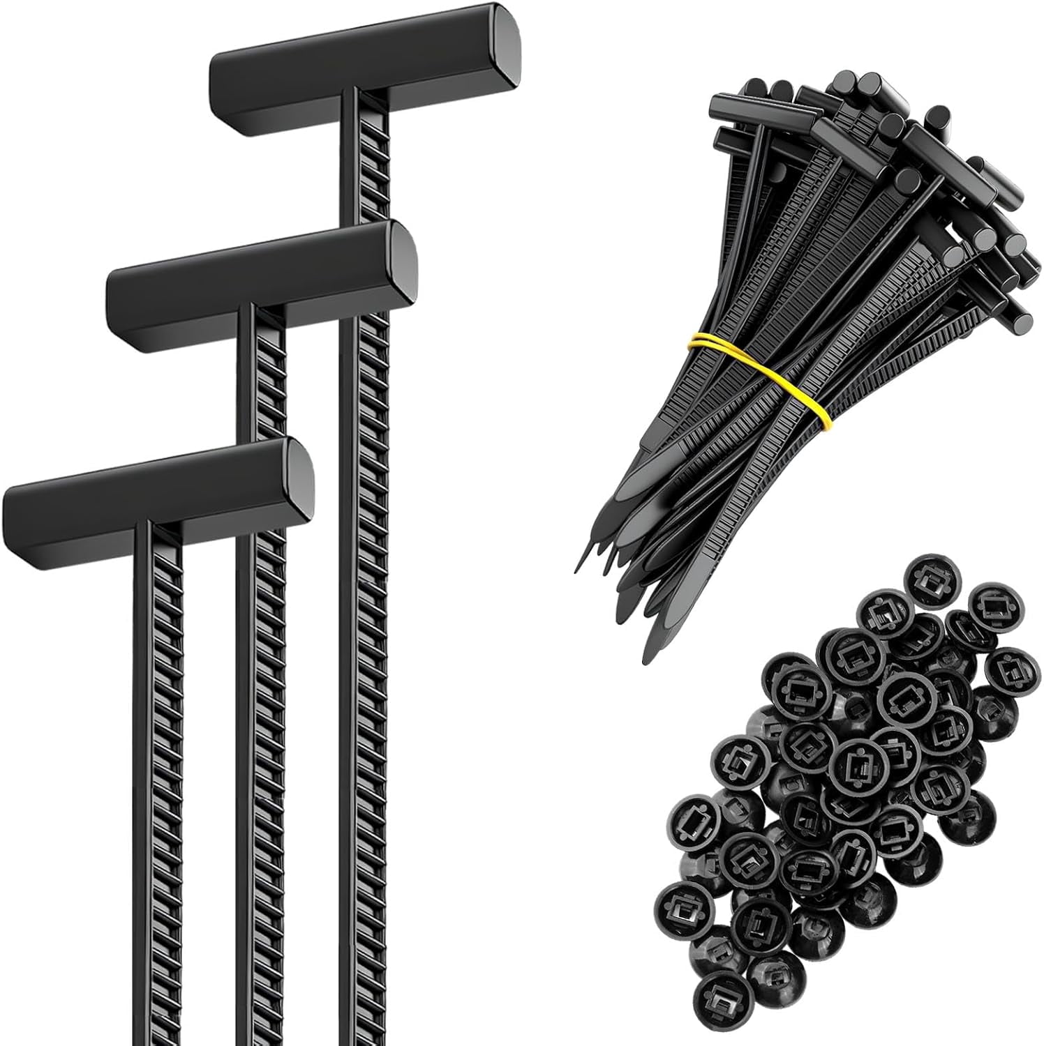 Nylon Universal Cable Tie Buckle, Heavy Duty Self-Locking Nylon Zip Tie ...