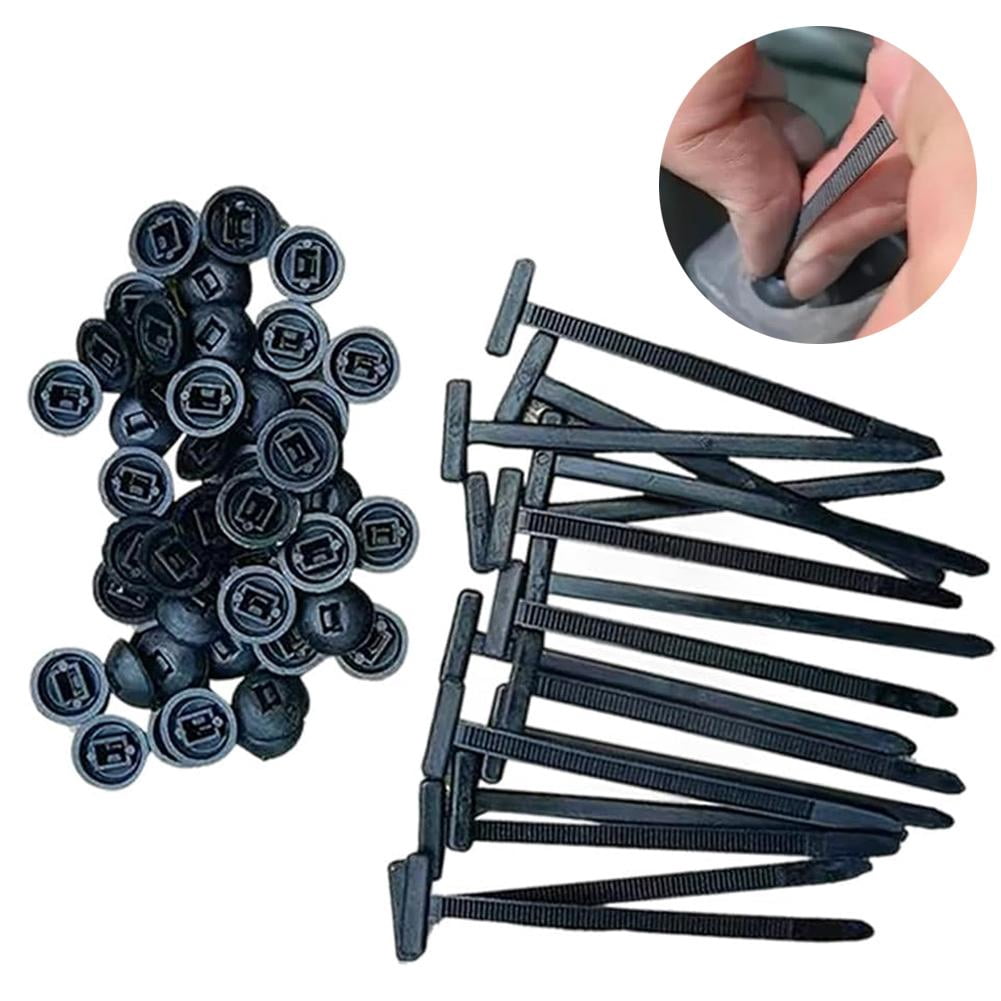 Nylon Universal Cable Tie Buckle, Heavy Duty Self-Locking Nylon Zip ...