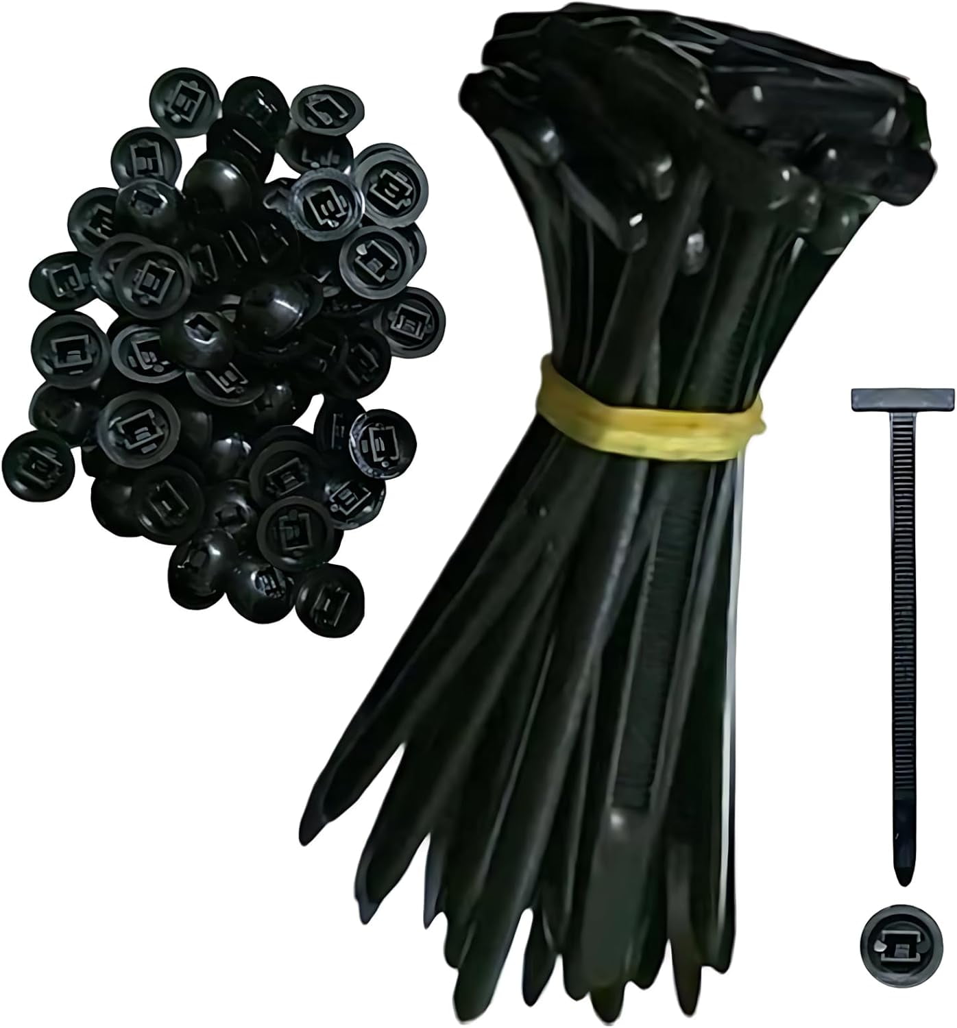 Nylon Universal Cable Tie Buckle – Heavy Duty Self-Locking Zip Ties ...