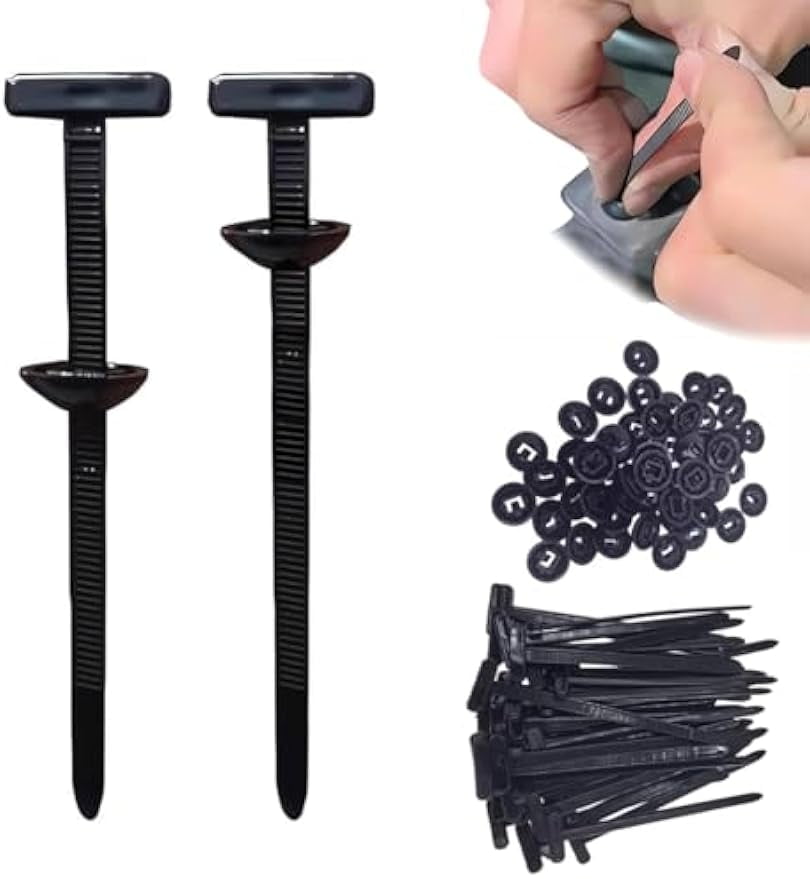 Nylon Universal Cable Tie Buckle, Heavy Duty Self-Locking Zip Ties, UV ...