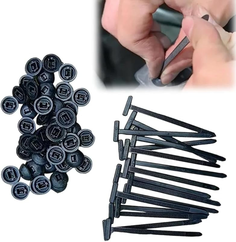 Nylon Universal Cable Tie Buckle,Heavy Duty Wire Ties for Car Daily ...