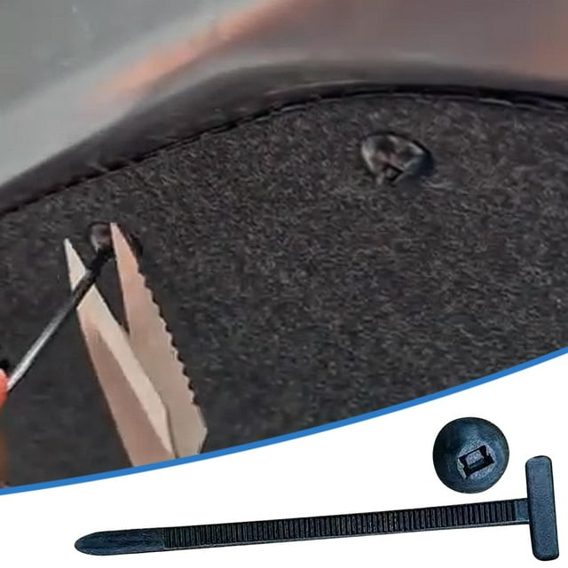 Nylon Universal Cable Tie Buckle One-Button Installation for Car ...