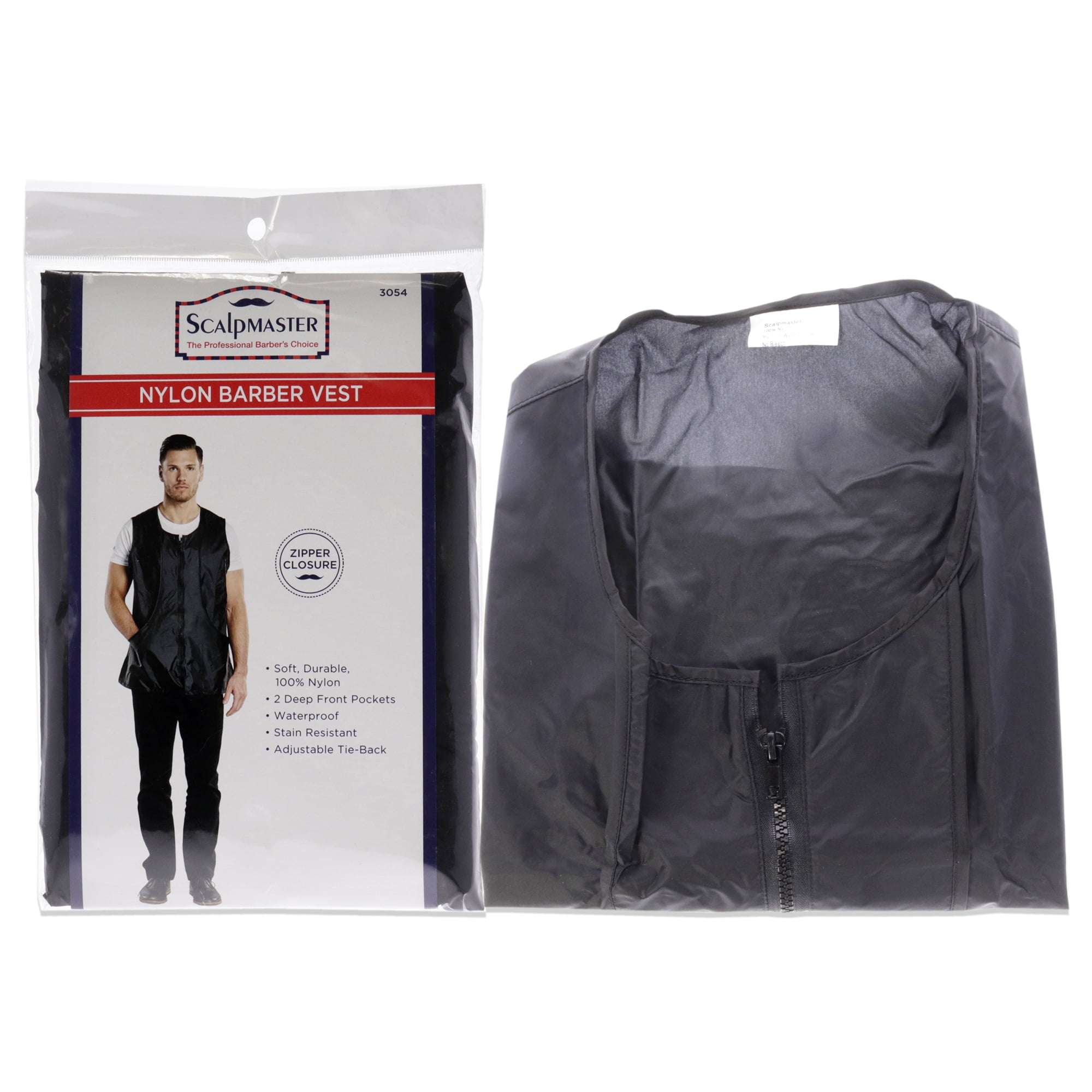 Nylon Vest Jacket by Scalpmaster for Unisex - 1 Pc Vest - Walmart.com