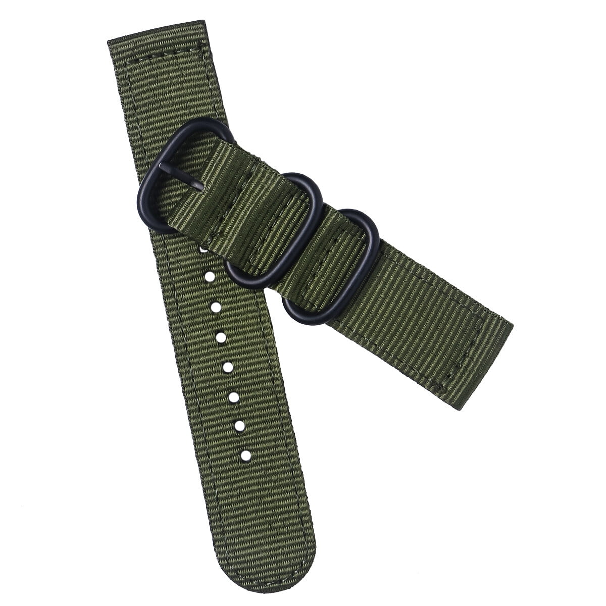 Nylon Watch Straps Band Leather Bands for Men Watchbands Adjustable ...