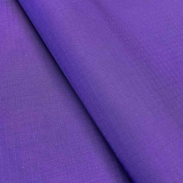 Water Resistant Purple 70D-1.9oz Nylon Ripstop DWR Fabric, 60" Wide By ...