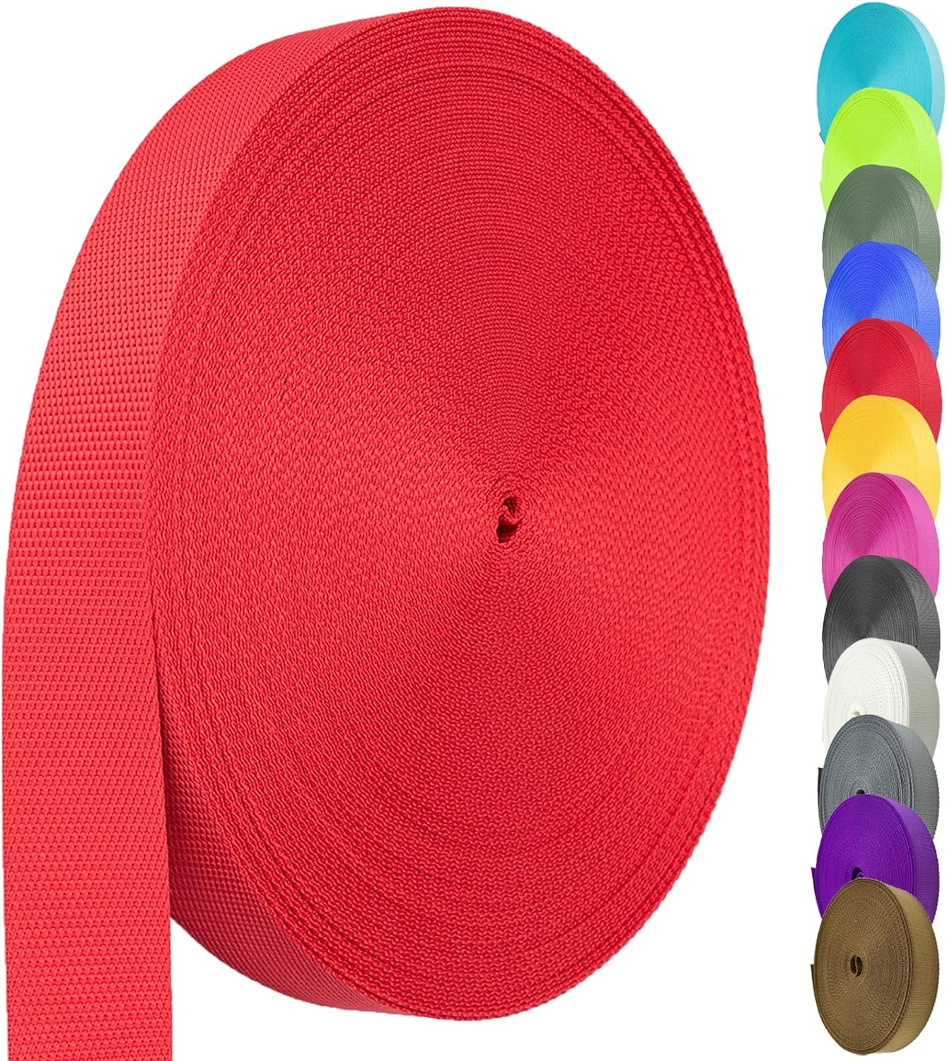 Nylon Webbing 1.5 Inch, Heavy Duty Nylon Webbing Strap 12 Yard,Durable ...