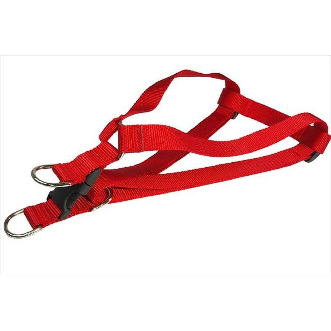 Nylon Webbing Dog Harness, Red - Large - Walmart.com