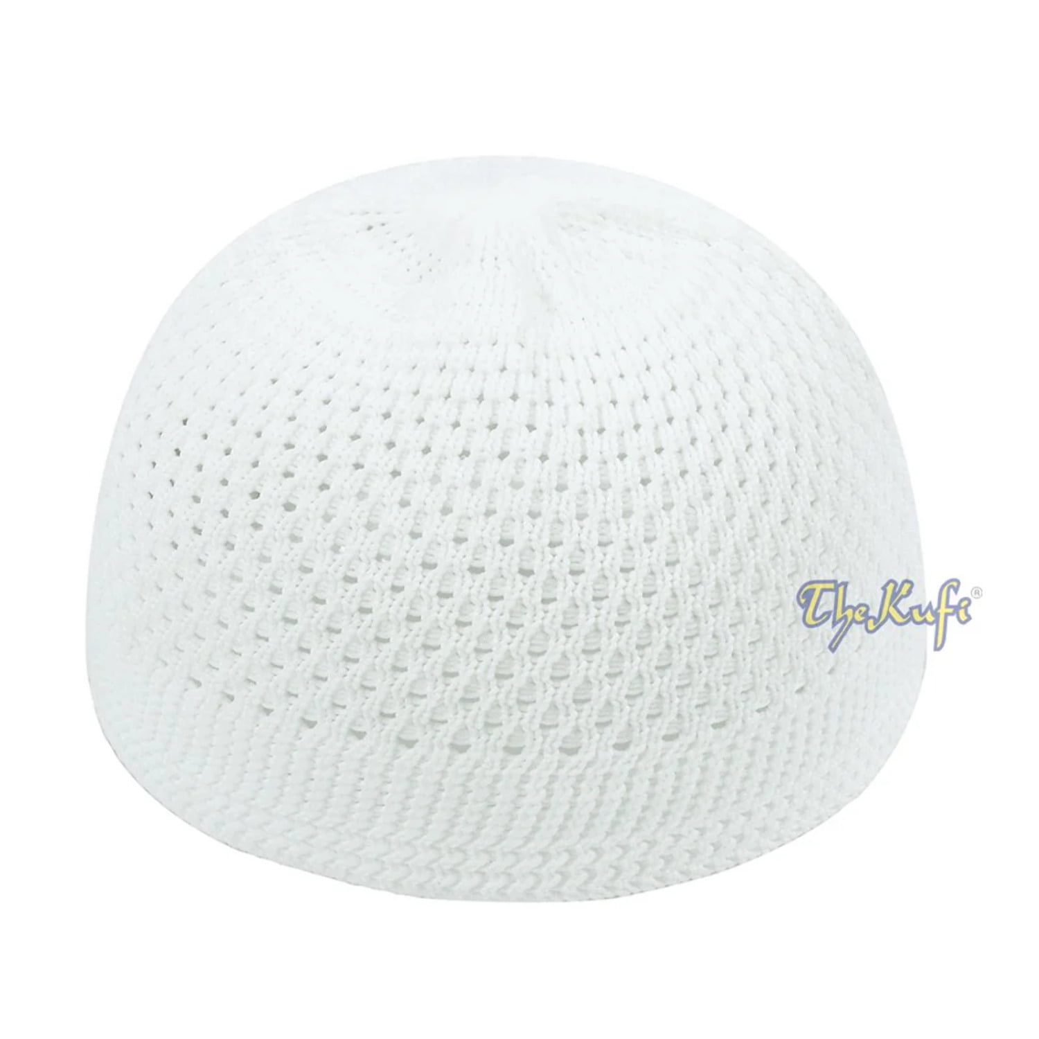 Nylon White Open-Weave Kufi Prayer Cap - Walmart.com