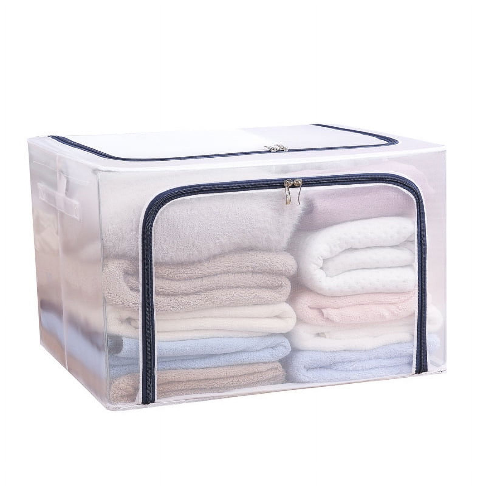 Nylon mesh storage box steel frame breathable folding finishing box ...