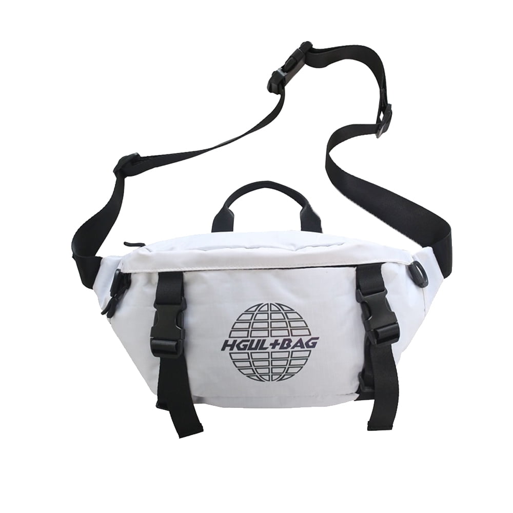 Nylon purse simple casual small satchel tooling personality reflective ...