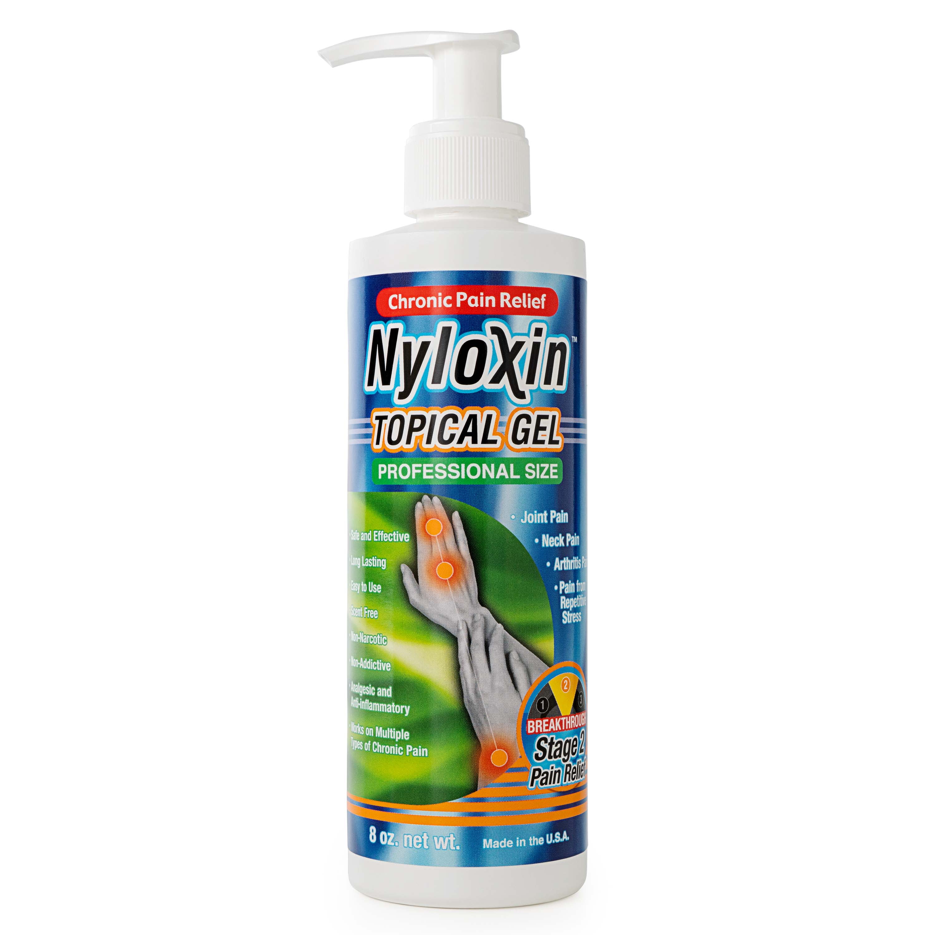 Nyloxin Arthritis Pain Relief Cream Professional Size 8 oz - Walmart.com