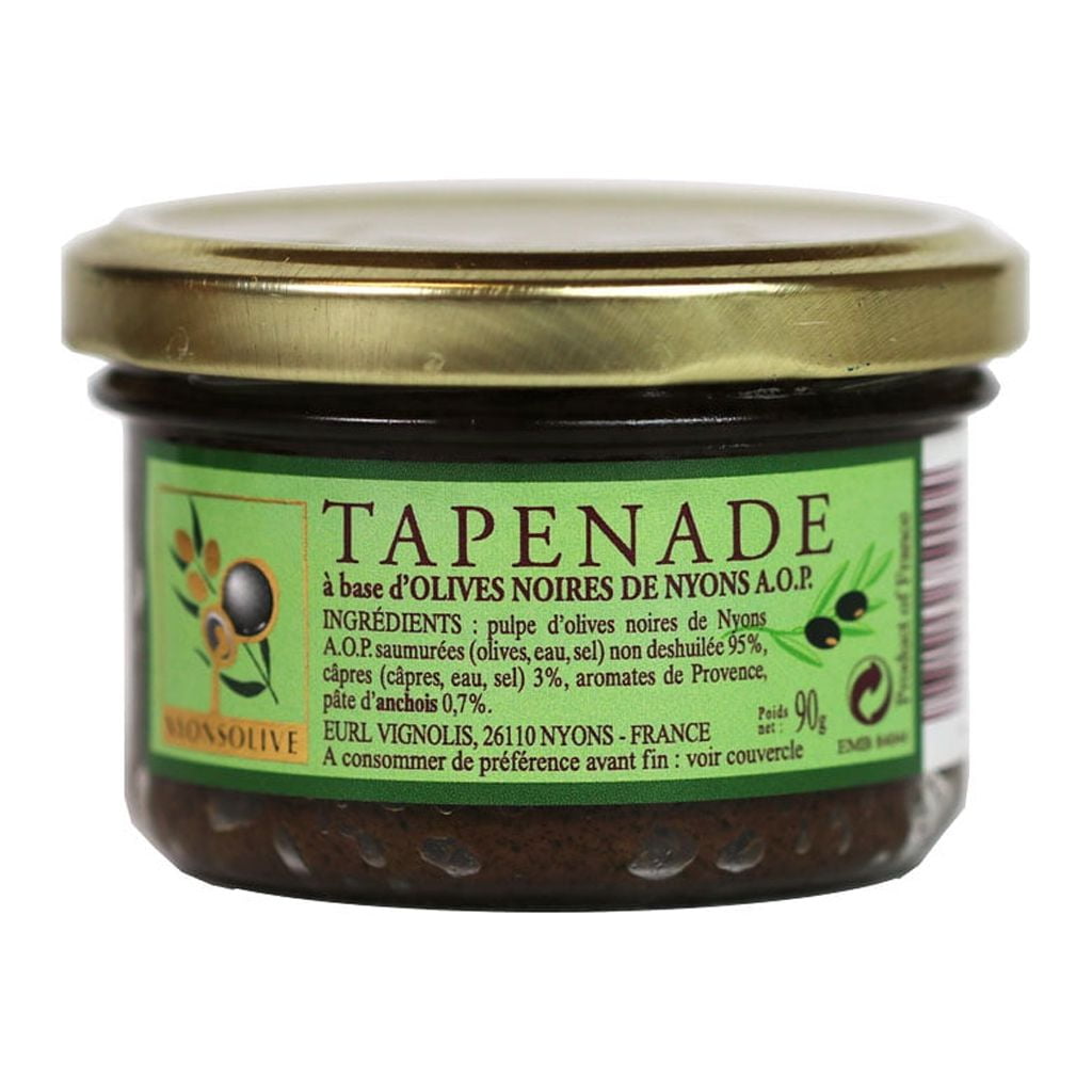 Nyonsolive - Nyons Black Olive Tapenade, 90g Jar - Walmart.com