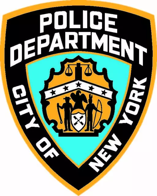 Nypd New York Police Department Decal Sticker Usa Truck Helmet Vehicle ...