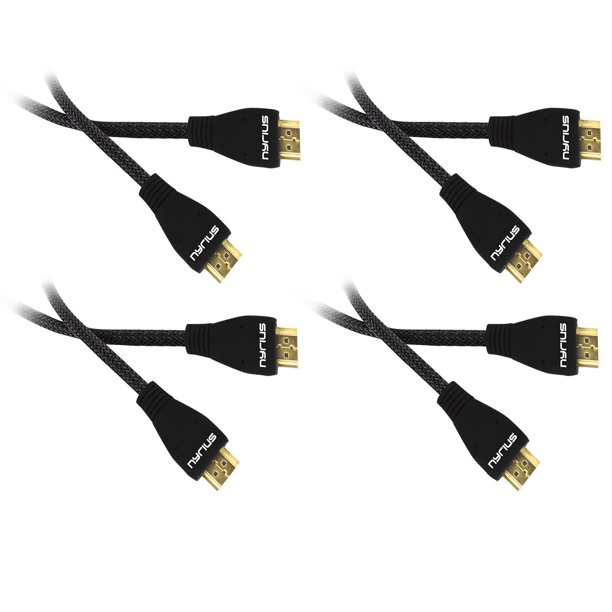 Nyrius High Speed HDMI Cable (6 Feet) Supports 3D, Ethernet, & Audio ...