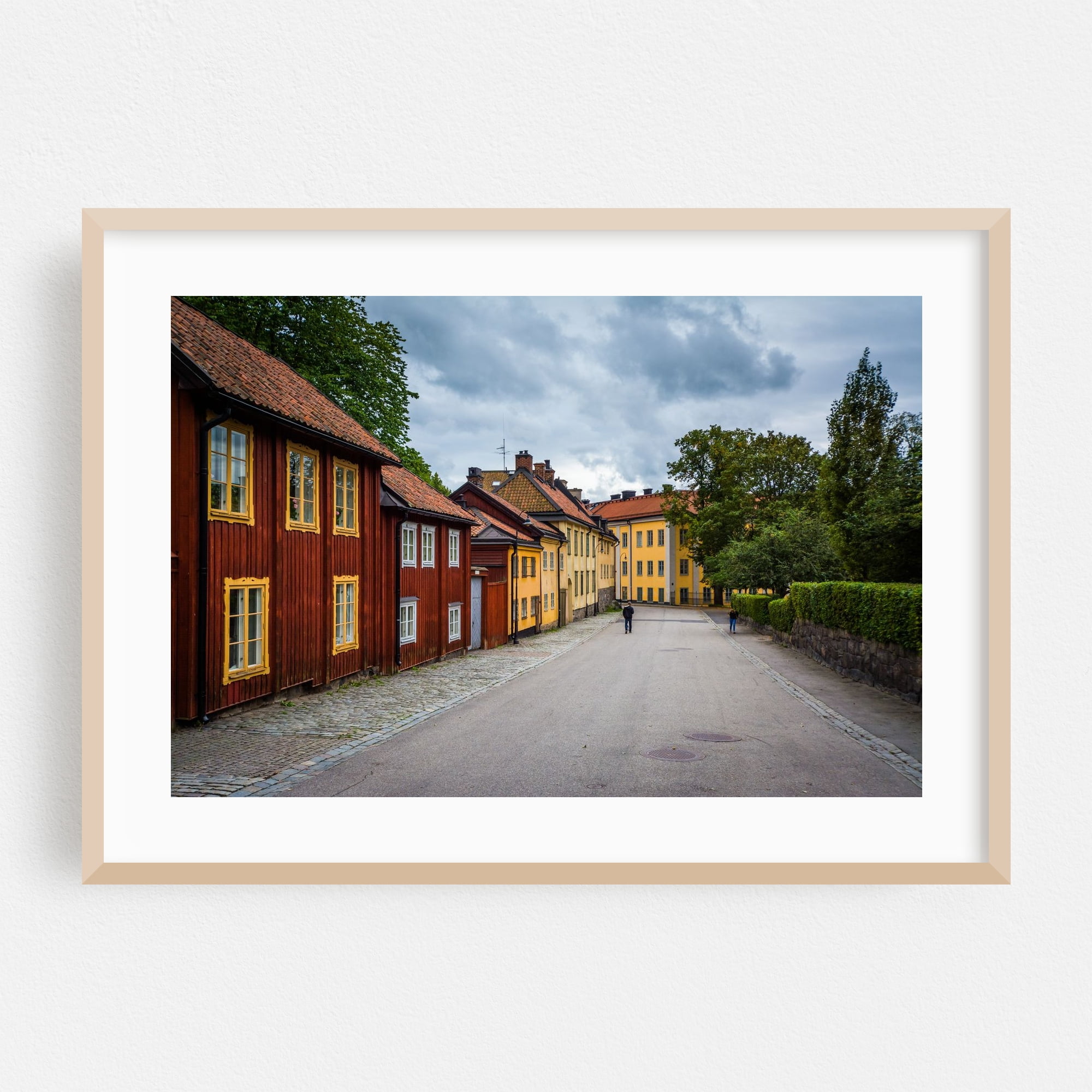 Nytorget in Sodermalm - Stockholm Sweden Photography Oak Framed Wall ...