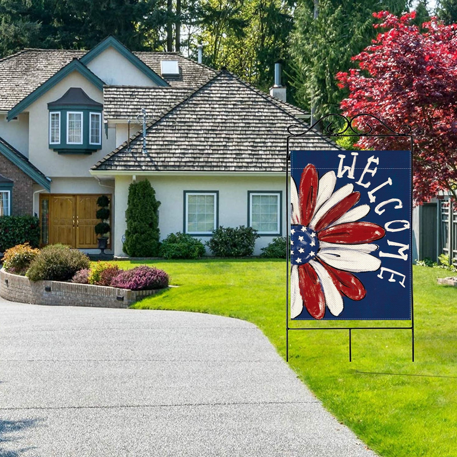 Nywaba 4th of July Decorations, 4th of July Garden Flag, Patriotic ...