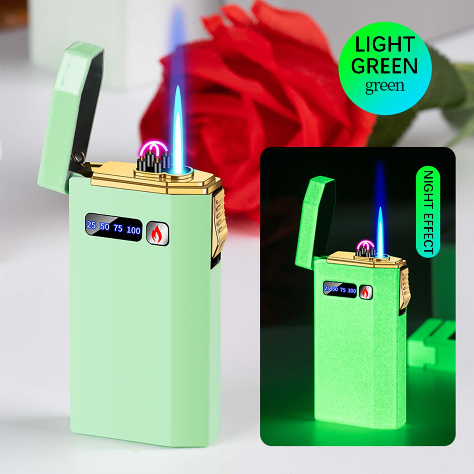 Nywaba Adjustable Portable Butane Lighter, Windproof Butane Refillable ...