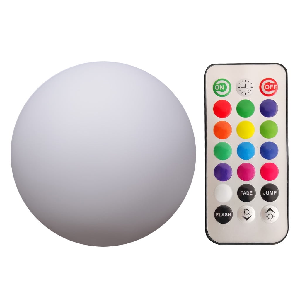 Nywaba LED Beach Ball Pool Toy with Remote Control Pool Game Night ...