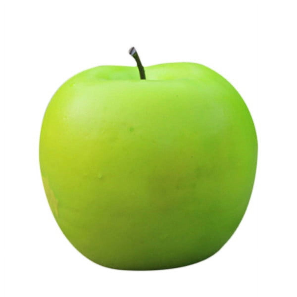 Nywaba Lifelike Artificial Green Apple Faux Fake Apples Fruit Home ...