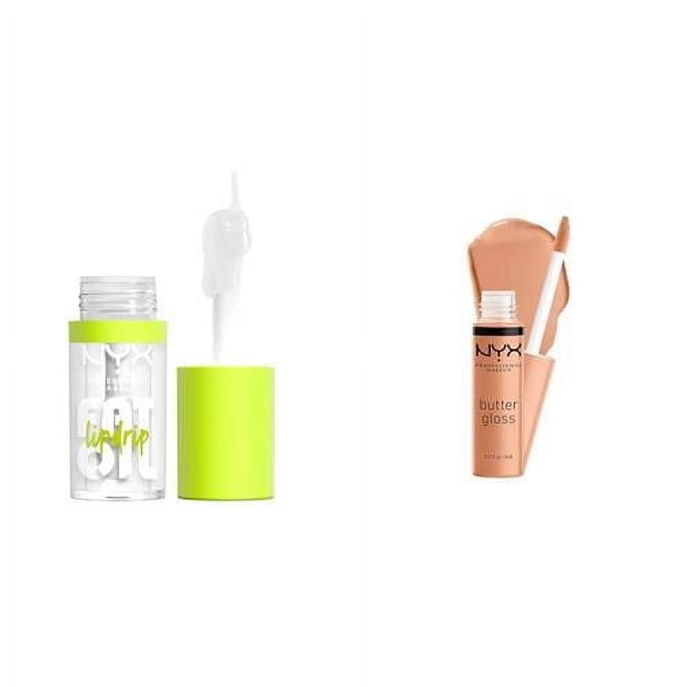 Nyx Professional Makeup Fat Oil Lip Drip Gloss & Butter Gloss Lip Gloss ...