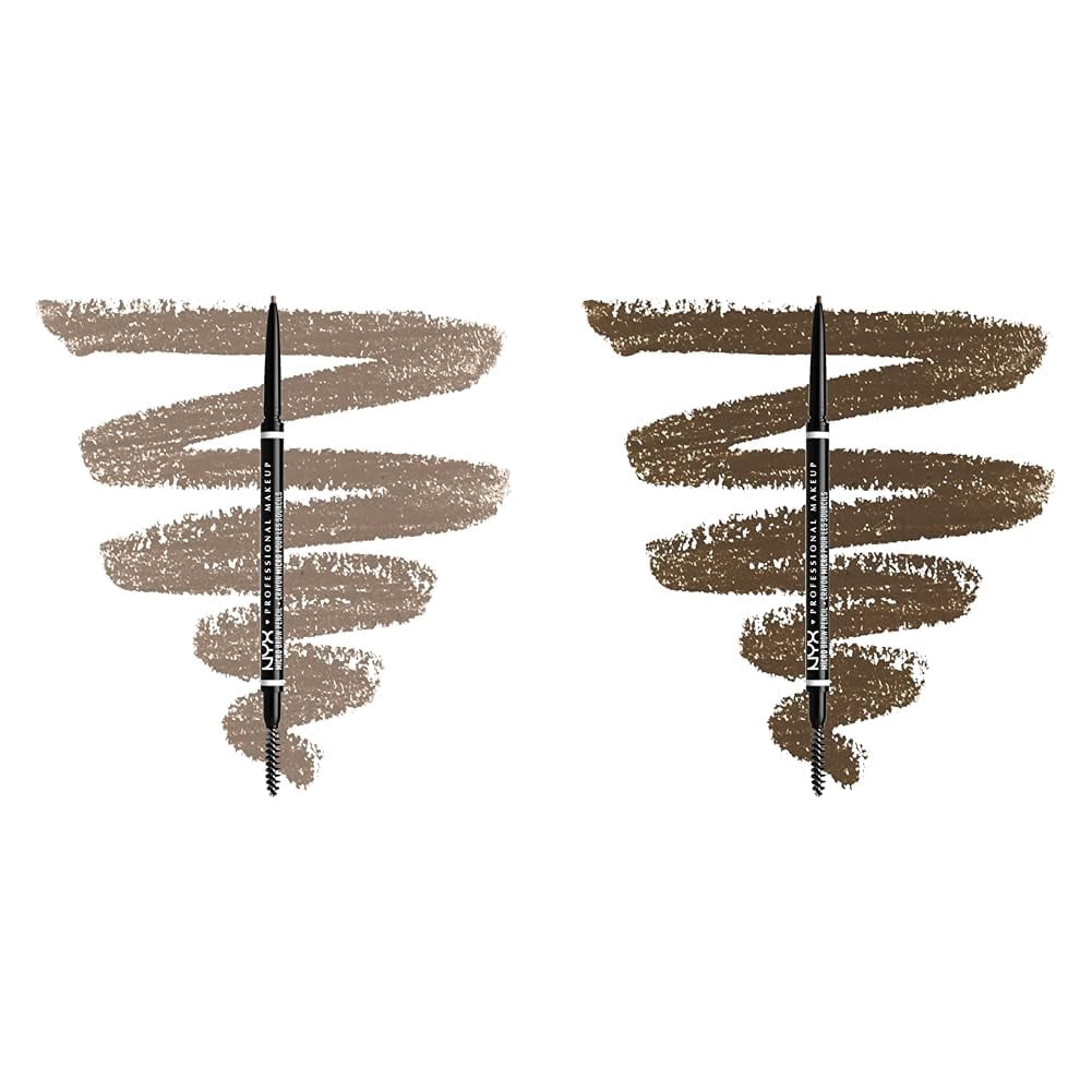 Nyx Professional Makeup Micro Brow Pencil Bundle - Ash Blonde & Ash ...