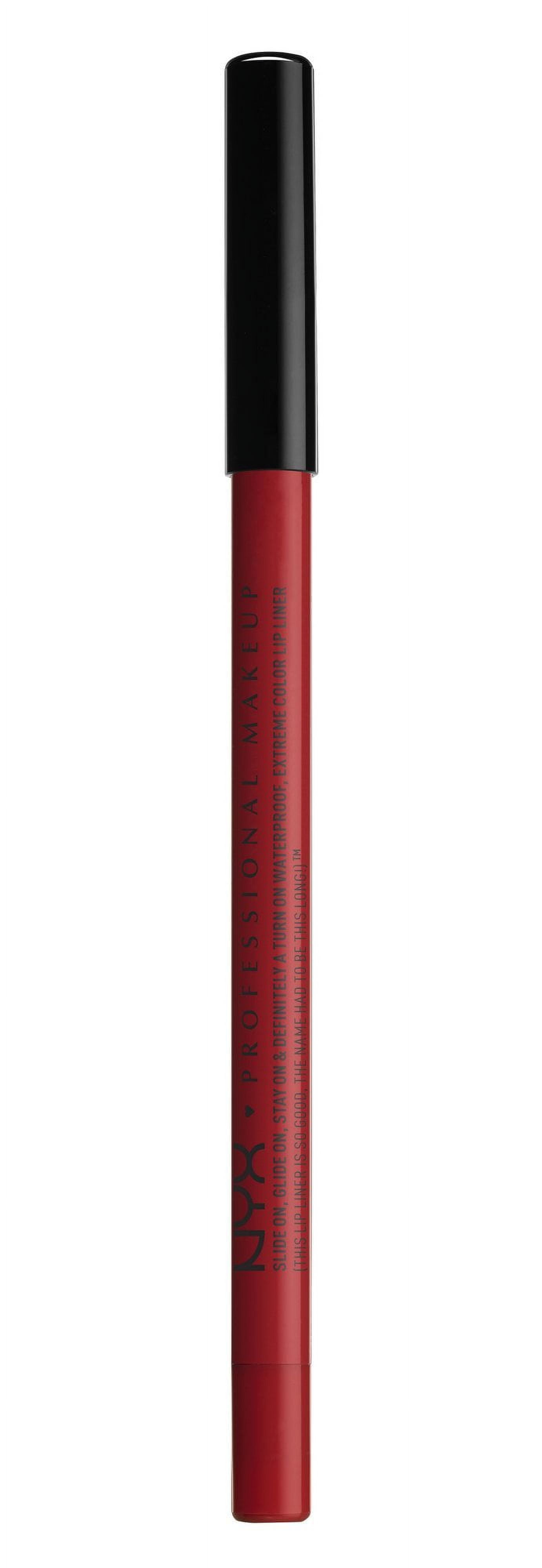 NYX Professional Makeup, Lip Liner, SLPP12, Red Tape Deep Red - Walmart.com
