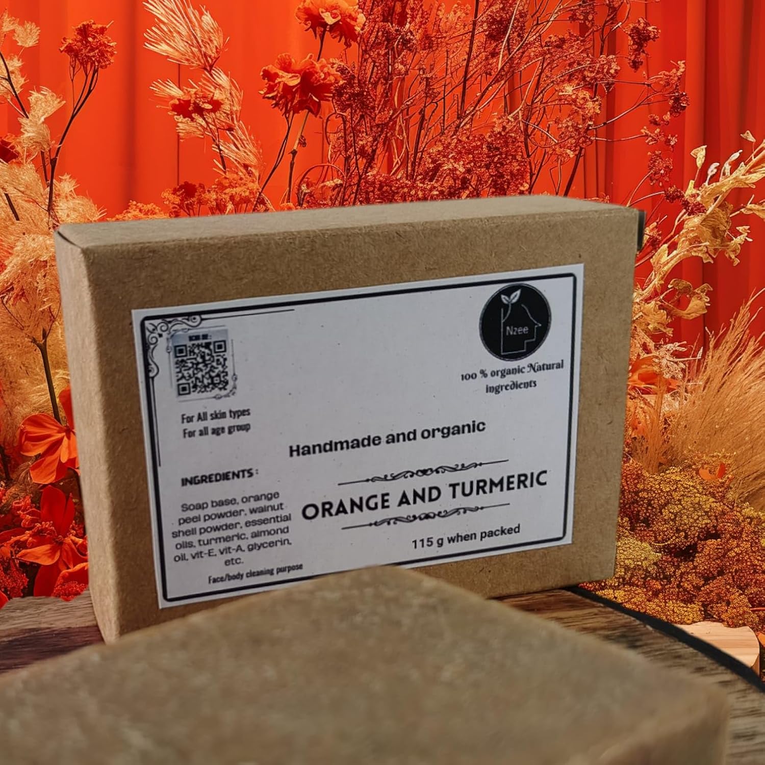 Nzee Natural Handmade Soap Herbal Bathing Bar for Hydrated Skin ...