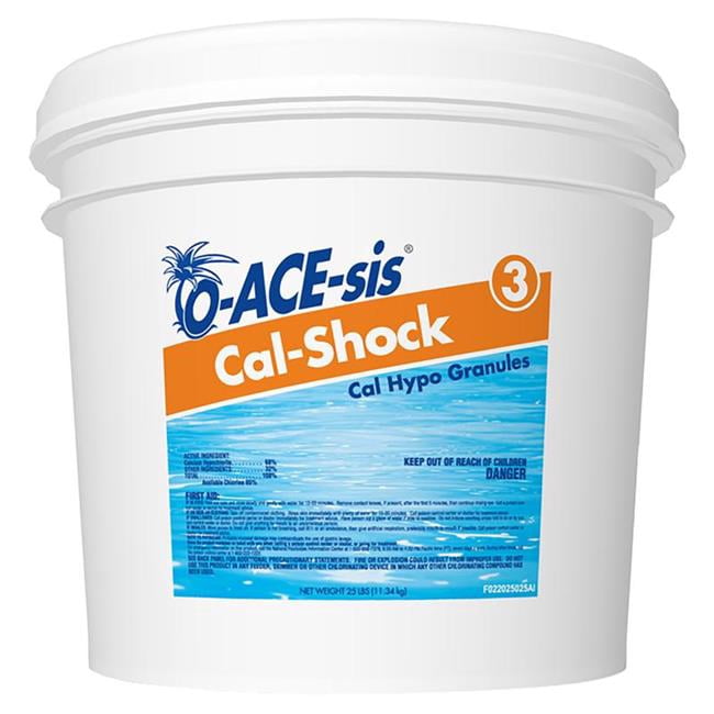 O-ACE-Sis 25 lbs Granule Cal-Shock Pool Chemical from United States ...