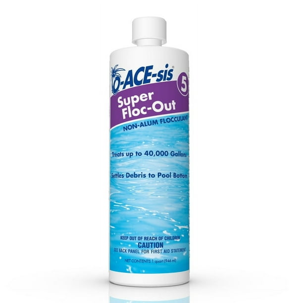 O-ACE-sis Super Floc Out Liquid Debris Settler 1 qt - Walmart Business ...