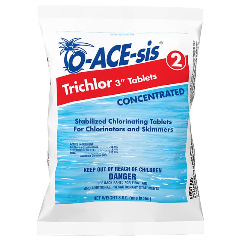 O-ACE-sis Tablet Trichlor 8 oz - Walmart.com