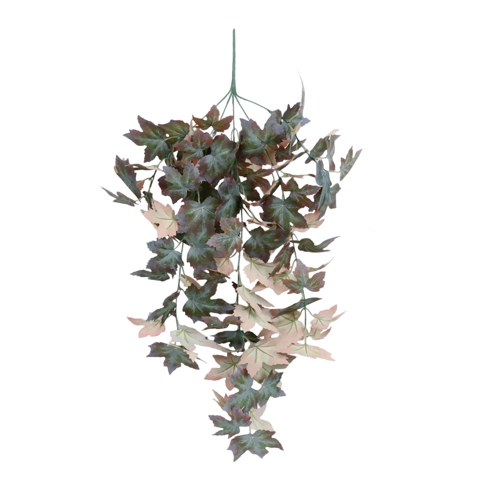 O Artificial Maple Leaf Vine Garland, Fake Rattan Hanging Decor For ...