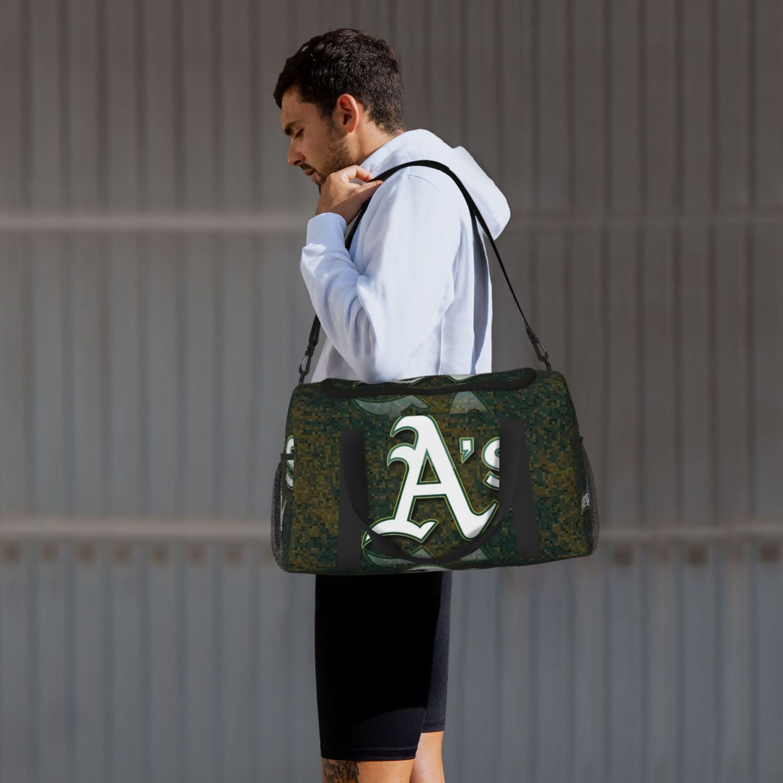 O_Athletics Customized Travel Bag Baseball Team Fans Hand-Held ...