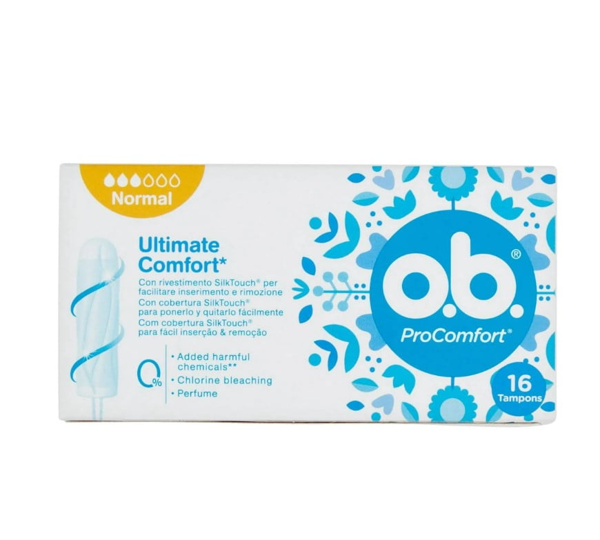 O.B. ProComfort Normal Tampons – 16-Pack (3-Pack) | Superior Comfort ...