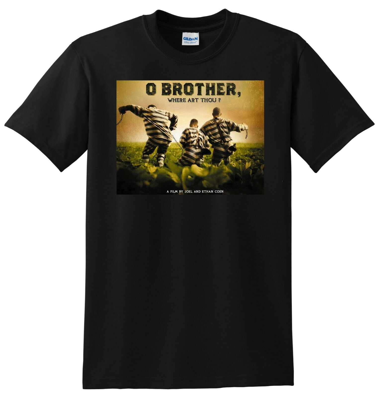 O BROTHER WHERE ART THOU T SHIRT 4k bluray dvd cover SMALL MEDIUM LARGE ...