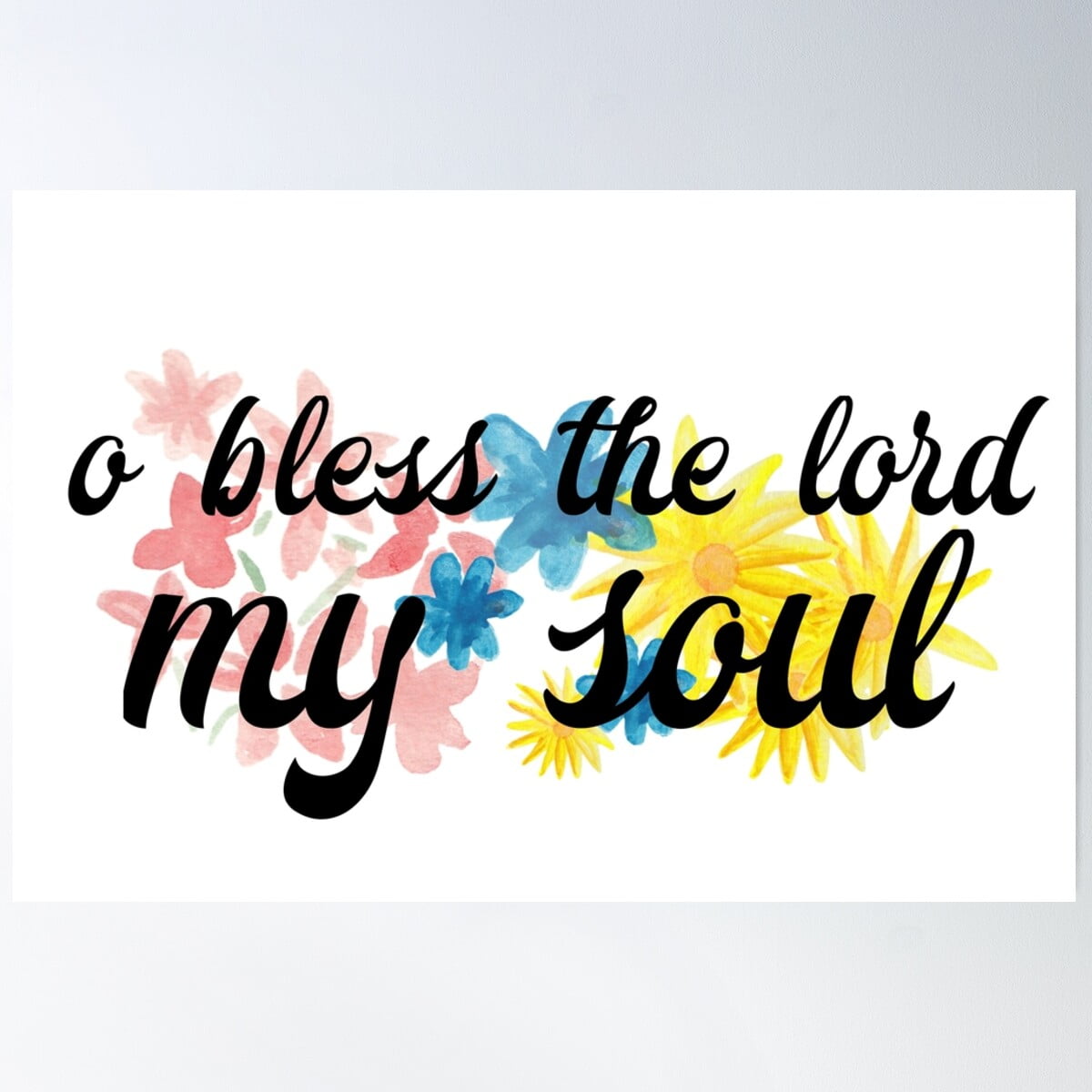 O Bless The Lord My Soul - Godspell Poster Wall Art, Modern Wall Decor ...