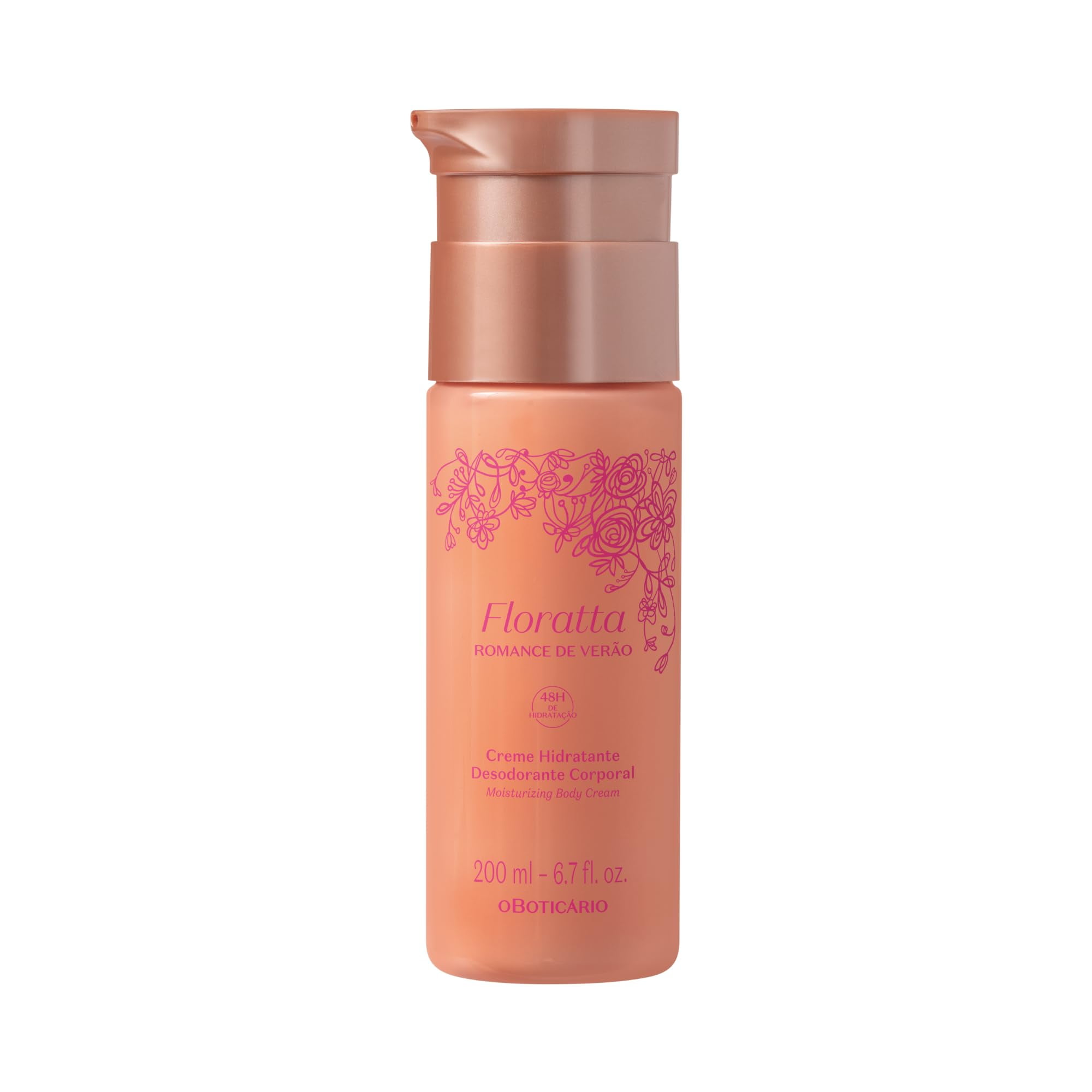 O Boticário Floratta Summer IRF13 Love Body Lotion for Women, Hydrating ...