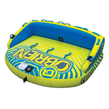 SPORTSSTUFF GREAT BIG MABLE Inflatable Pull Behind Towing Tube for 1-4 ...