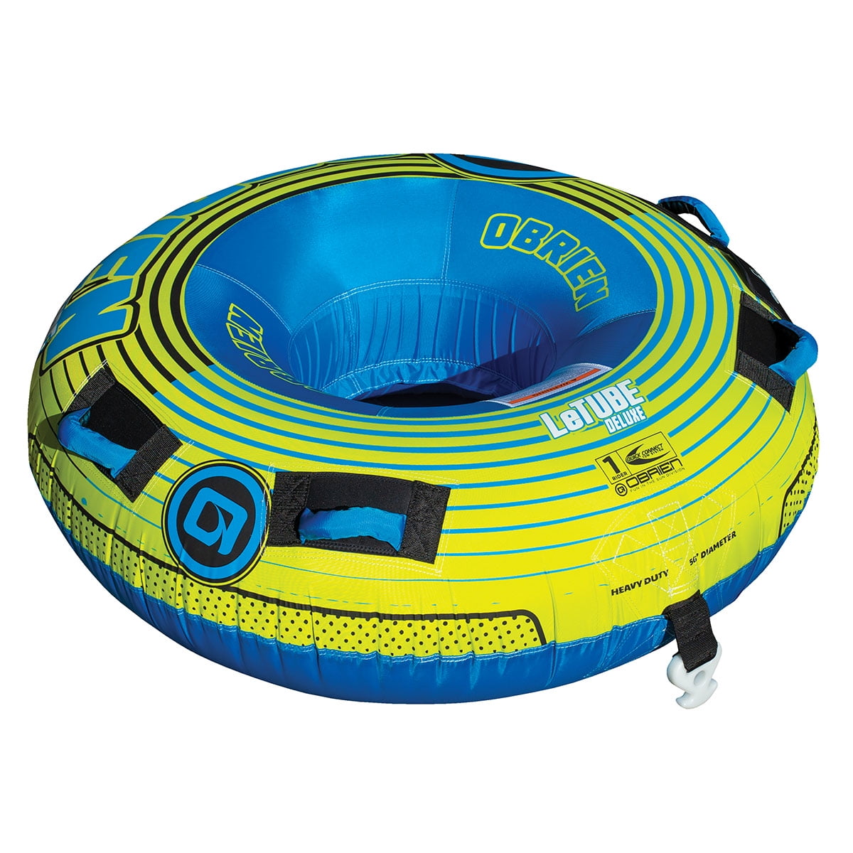 O'Brien Le Tube Deluxe 56 Inch Single Rider Inflatable Towable Water ...