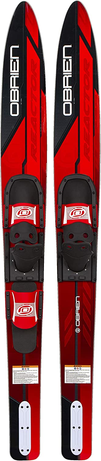 O'Brien Reactor Combo Water Skis, 67",Red - Walmart.com