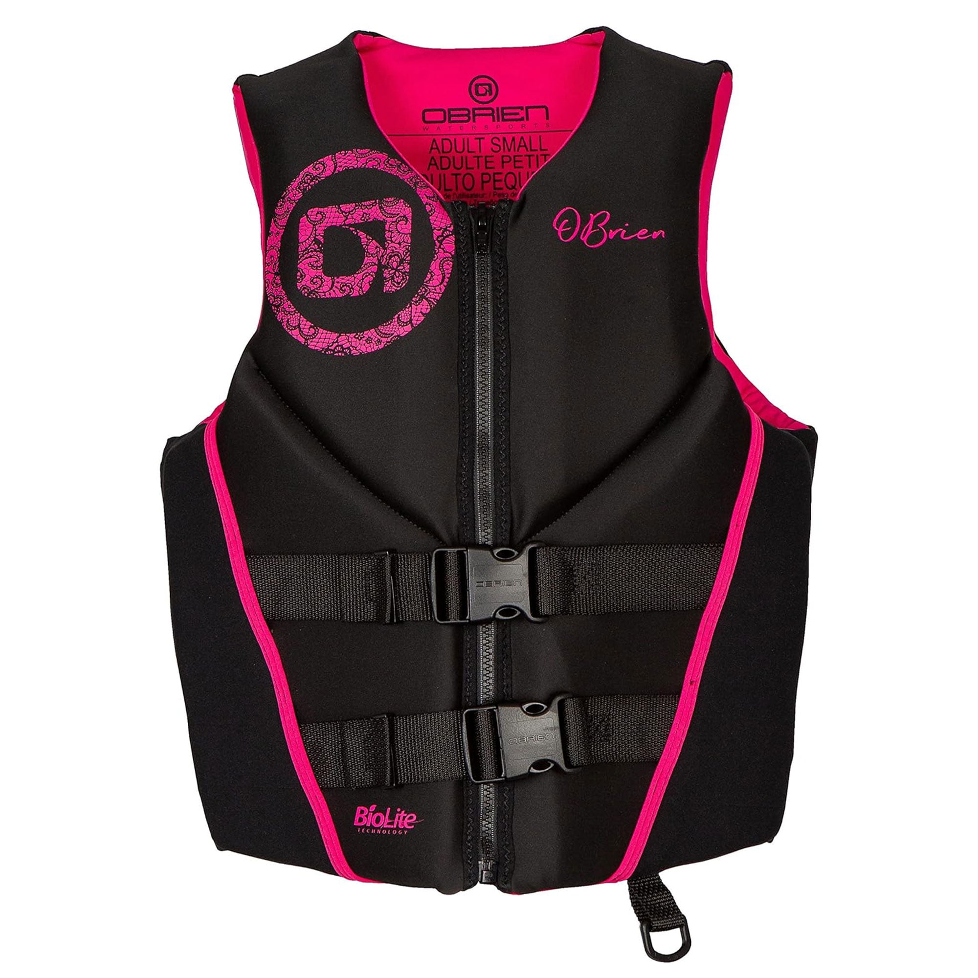 O'Brien Women's Traditional Neoprene USCGA Life Jacket with Zip Closure ...
