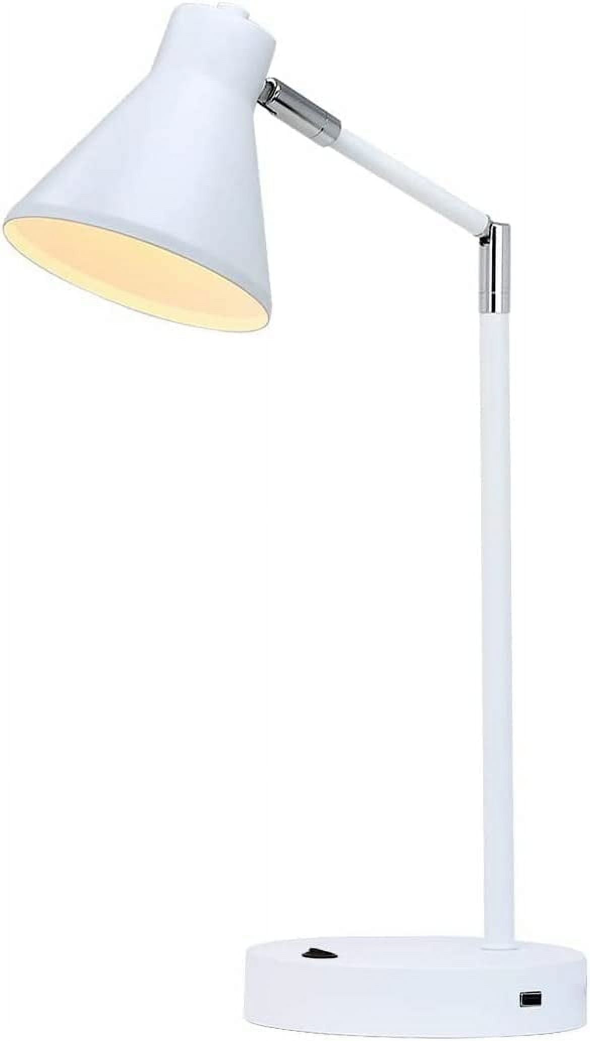 O’Bright LED Desk Lamp with USB Charging Port, 100% Metal Lamp, 270 ...