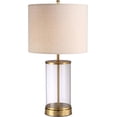 O'Bright Luma Cordless Glass Table Lamp, 24 inch, Rechargeable, Touch ...