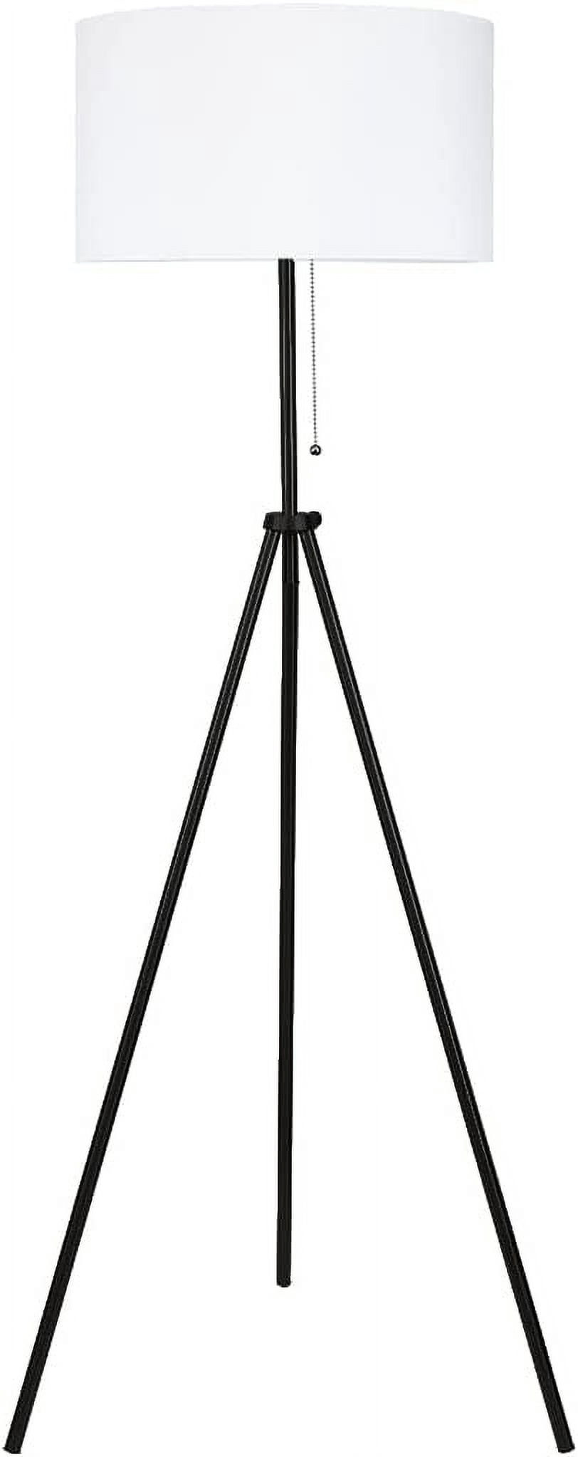 O’Bright Tripod Floor Lamp, Adjustable in Height, 100% Metal Body with ...