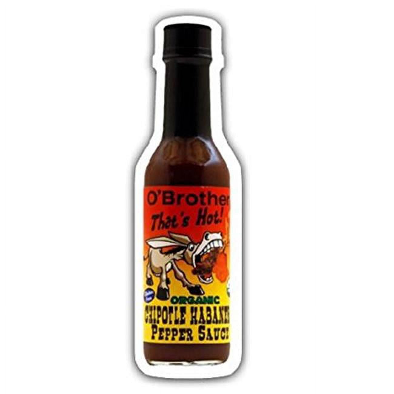 O Brothers Hot Sauce 12 x 5 oz Chipotle Habanero Pep- Sauce - Walmart.com