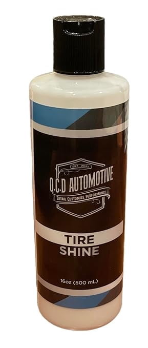 O.C.D. Tire Shine Sealant V2 (Long Lasting Paste for Plastics, Rubber ...