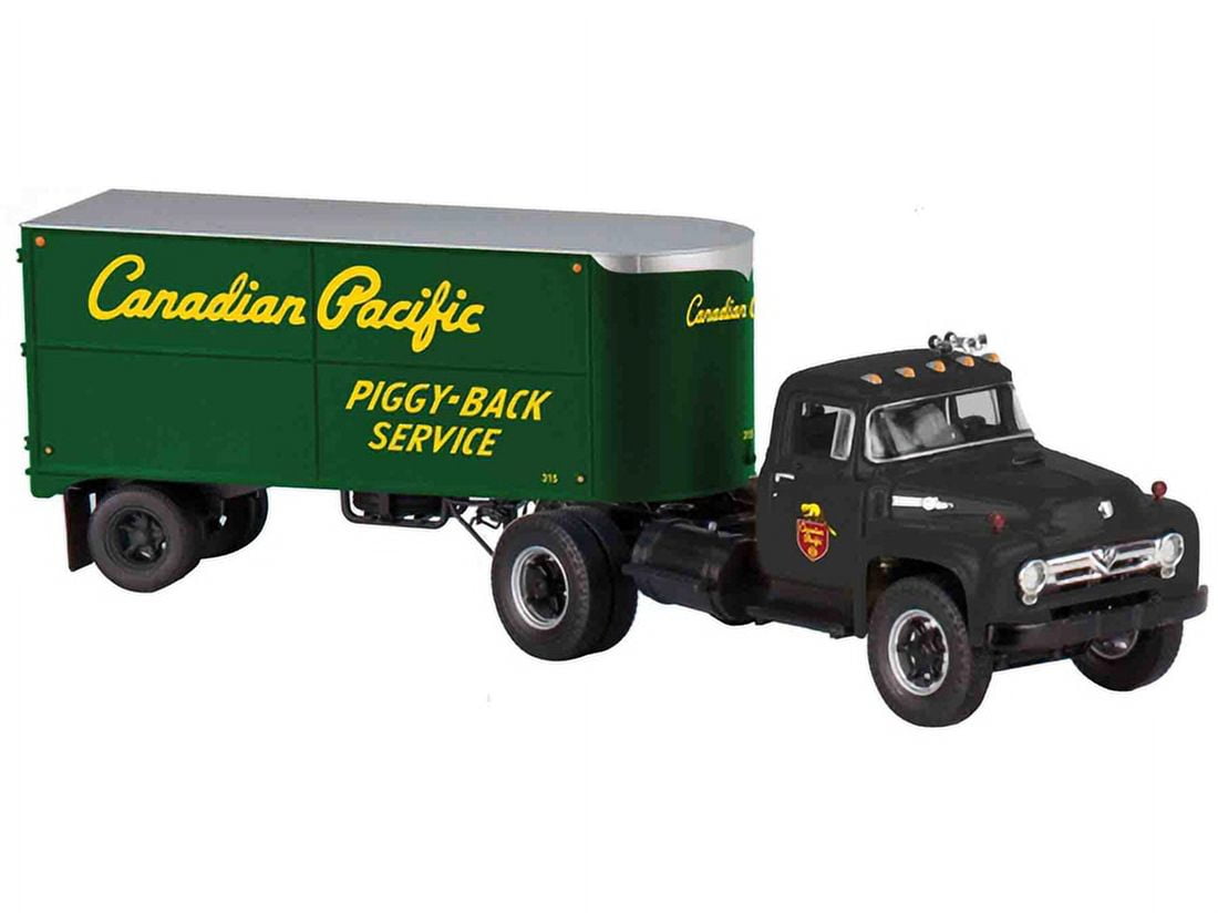 O Canadian Pacific Semi-Tractor and Piggyback Trailer - Walmart.com