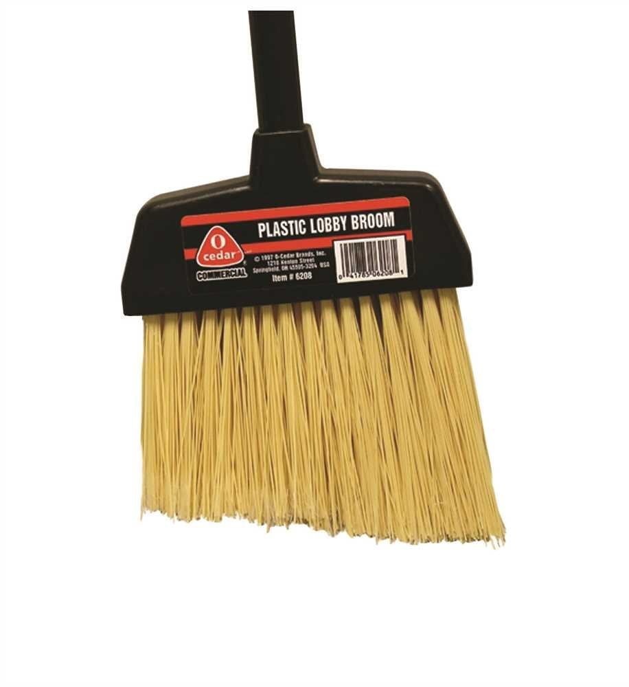 O-Cedar 6208 O Cedar Plastic Lobby Broom — Residential Use, Standard ...