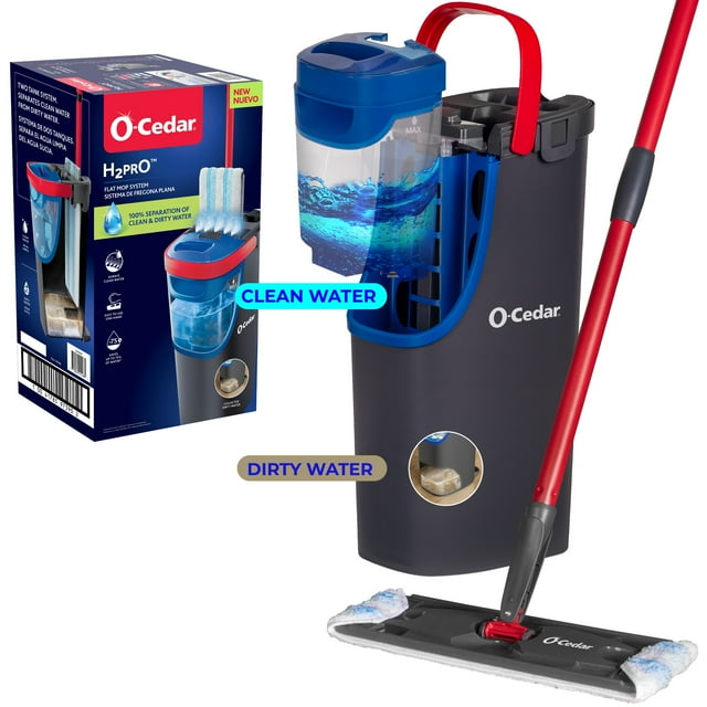 O-Cedar H2prO Flat Mop System - Walmart.com